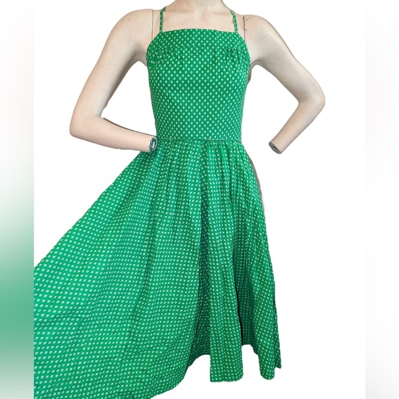 Vintage | Dresses | Vintage Green Retro Pinup Sundress | Poshmark